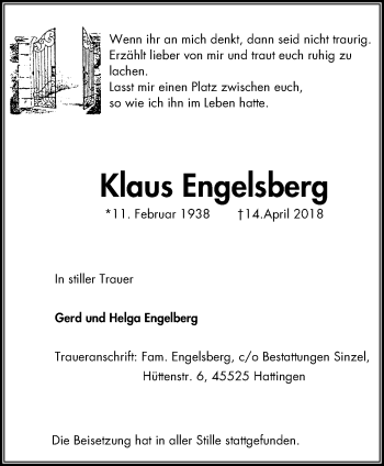 Traueranzeigen | Trauer-in-NRW.de