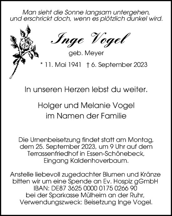 Traueranzeigen | Trauer-in-NRW.de