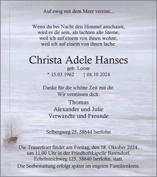 Traueranzeigen | Trauer-in-NRW.de