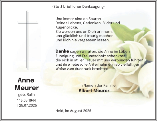 Traueranzeigen der aktuellen Ausgabe | Trauer-in-NRW.de