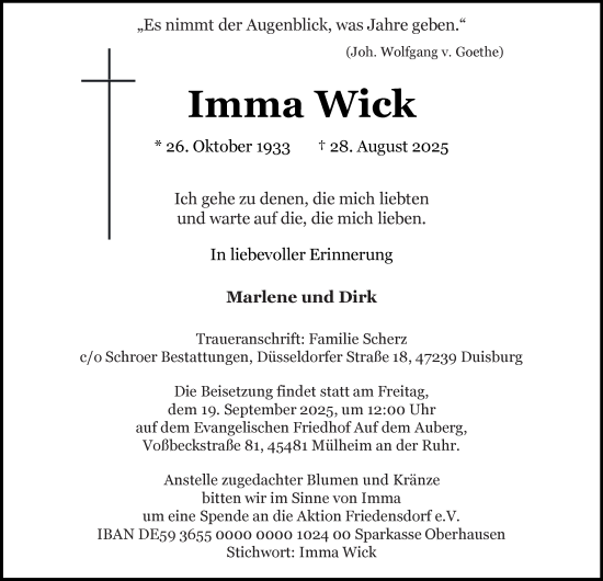 Traueranzeigen | Trauer-in-NRW.de